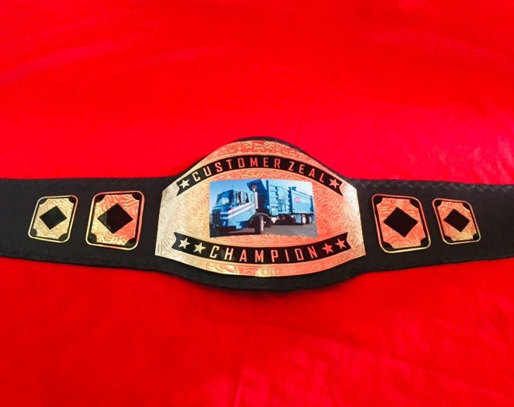 Custom Name and Truck Picture Logo Wrestling Championship Belt – Ring Belts
